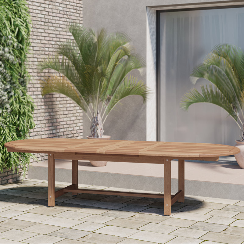 Sol 72 Outdoor Pascoe Outdoor Teak Dining Table Reviews Wayfair